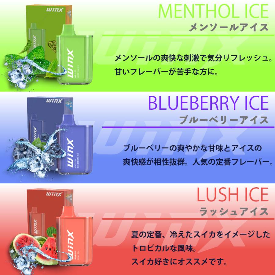 Winx S35 電子タバコ 使い捨て ベイプ 持ち運び シーシャ 本体 リキッド VAPE 禁煙グッズ ウインクス 電子シーシャ タール0 ...