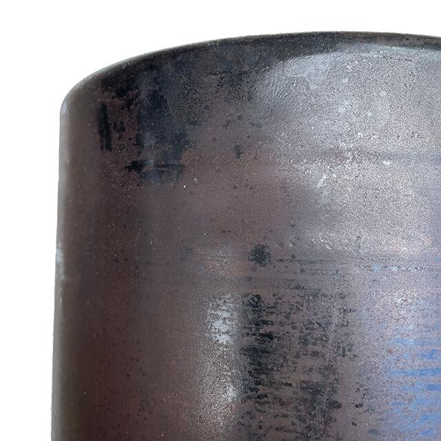 IRON CYLINDER POT【SSサイズ】アイアンシリンダーポット 13x13cm 4号 鉄製 ポットカバー 植木鉢 鉢入れ ...