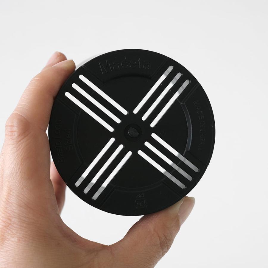 Maceta - Plastic Pot BasicLong【Size4】Φ88mm×H99mm 内径80mm マセタ プラ鉢 長鉢 深鉢 植木鉢 黒 マット 艶消し 排水性 おしゃれ 室内 ...