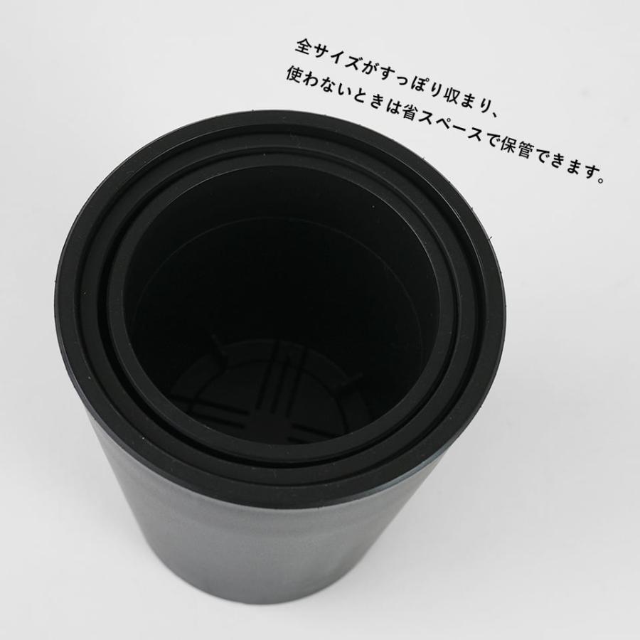 Maceta - Plastic Pot BasicLong【Size5】Φ99mm×H116mm 内径90mm マセタ プラ鉢 長鉢 深鉢 植木鉢 黒 マット 艶消し 排水性 おしゃれ 室内 ...