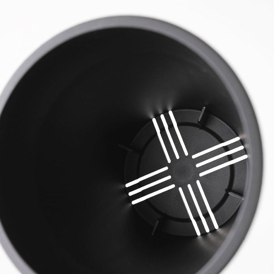 Maceta - Plastic Pot BasicLong【Size5】Φ99mm×H116mm 内径90mm マセタ プラ鉢 長鉢 深鉢 植木鉢 黒 マット 艶消し 排水性 おしゃれ 室内 ...