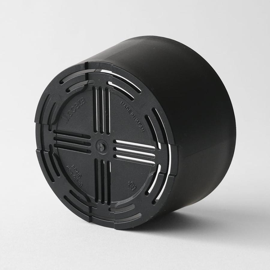 Maceta PlasticPot／BasicLow【Size4】Φ110.5mm×H59.5mm 内径99mm マセタ プラ鉢 植木鉢 黒 マット 艶消し 排水性 おしゃれ 室内 浅鉢 3. ...