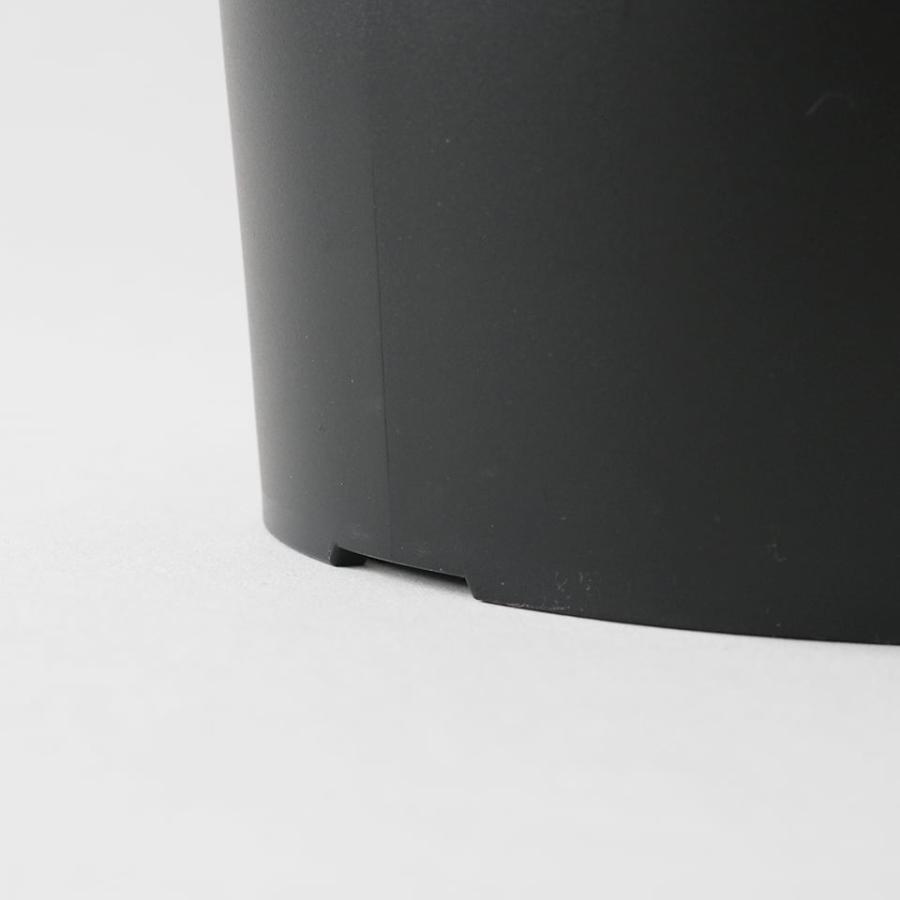 Maceta PlasticPot／BasicLow【Size5】Φ124mm×H66mm 内径111mm マセタ プラ鉢 植木鉢 黒 マット 艶消し 排水性 おしゃれ 室内 浅鉢 4号 実生 ...