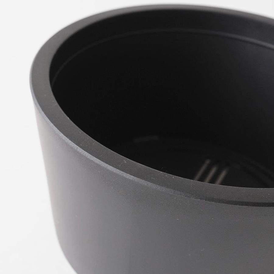 Maceta PlasticPot／BasicLow【Size5】Φ124mm×H66mm 内径111mm マセタ プラ鉢 植木鉢 黒 マット 艶消し 排水性 おしゃれ 室内 浅鉢 4号 実生 ...