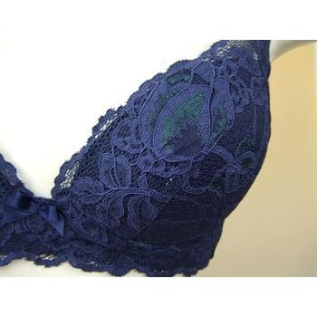 キヤ Kiyaキヤ 6680 Midnight（ネイビー）B75サイズ 3/4カップブラジャー : SHANTI - 通販 - Yahoo!ショッピング