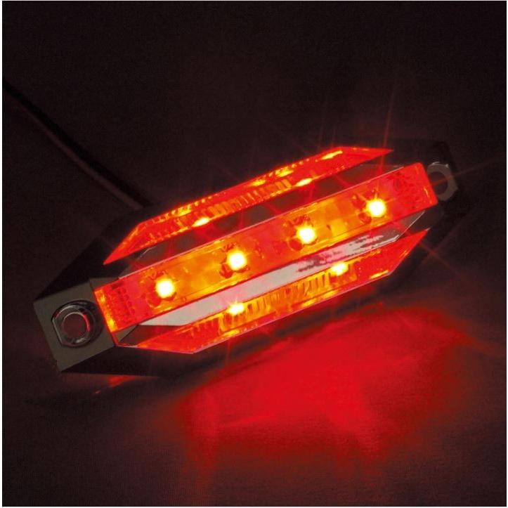 YAC（自動車用アクセサリ） 槌屋ヤック YAC slim流星8LED車高灯 レッドCE223 トラック・カー用品 : SHB - 通販 - Yahoo!ショッピング