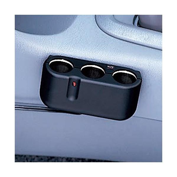 YAC（自動車用アクセサリ） PZ-726 3連セパレートソケット ブラック DC12V シガーソケット トラック・カー用品 : SHB - 通販 - Yahoo!ショッピング