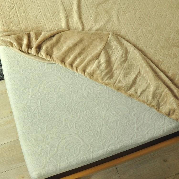 ボックスシーツ セミダブルサイズ 敷布団カバー マイクロファイバー 型押し 秋 冬 フランネル 起毛素材 ふんわりあったか ベッドシーツ 北欧 ...