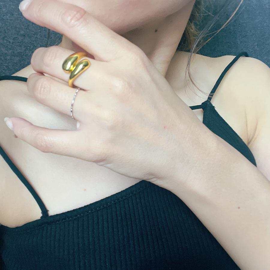 リング 指輪 金属アレルギー つけっぱなし ステンレス フリーサイズ 重ね付け サージカルステンレス シルバー ゴールド : ap0197 : SHEIL - 通販 - Yahoo!ショッピング