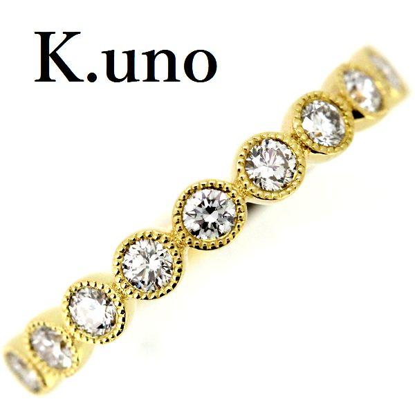 K.uno ケイウノ ダイヤモンド 0.33ct ハーフエタニティー リング K18 : 株式会社シェリィー宝飾 - 通販 - Yahoo!ショッピング