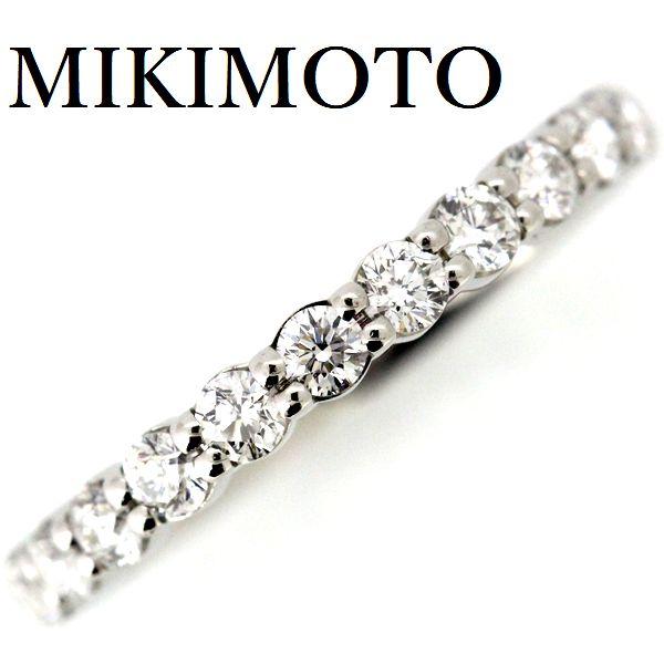 MIKIMOTO ミキモト ダイヤモンド 0.47ct ハーフエタニティー リング Pt950 : 株式会社シェリィー宝飾 - 通販 - Yahoo!ショッピング
