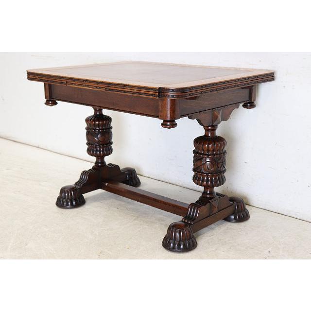 dt-13 1930年代イギリス製アンティーク オーク ビクトリアン様式 ドロップリーフテーブル ダイニングテーブル ドローリーフテーブル 送料無料 : シェリーズ アンティークス - 通販 ...