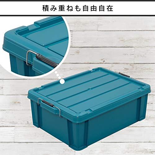 アイリスオーヤマ バックル コンテナ 43L BL-43 ブルーグリーン :sn-195066fa0b:慎屋. - 通販 - Yahoo!ショッピング
