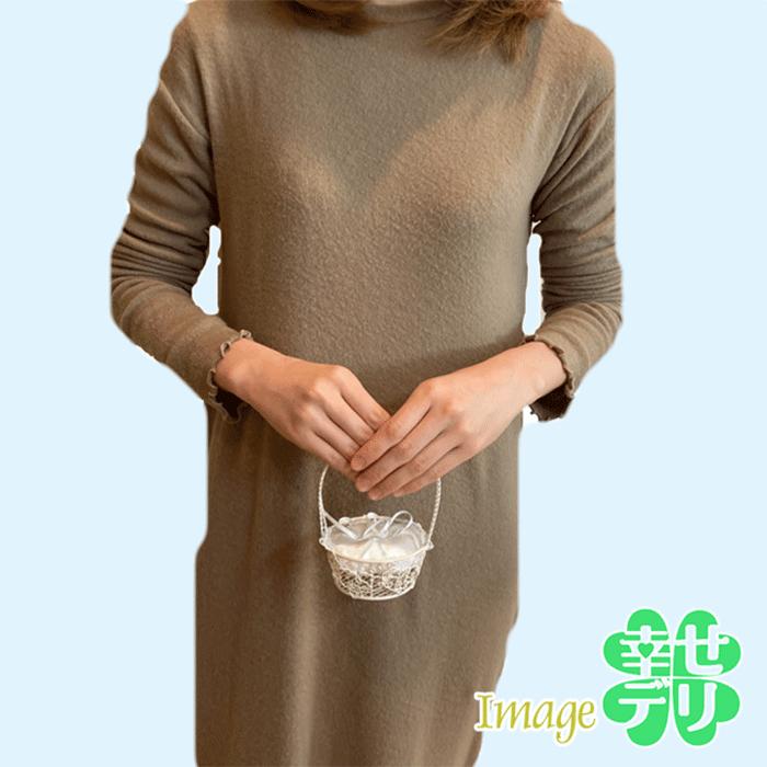 サーバーバスケットミニのリングピロー完成品 ホワイトフラワー サーバーバスケットミニのリングピロー完成品 ホワイトフラワー