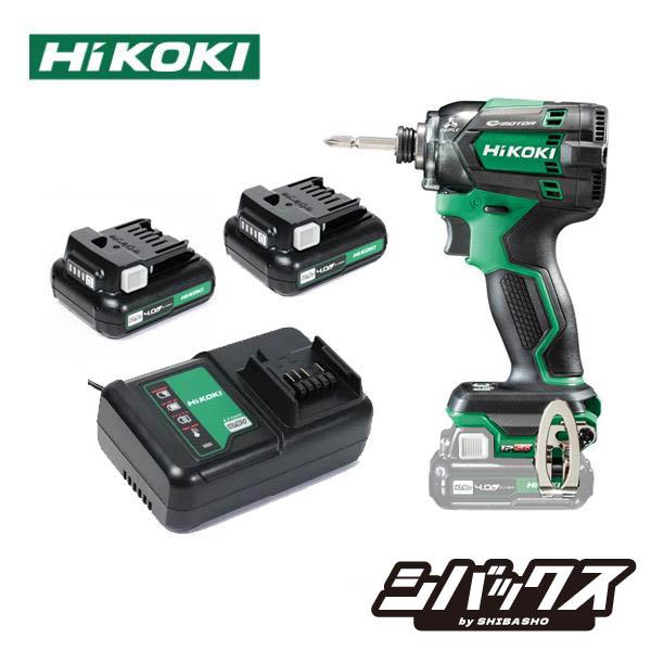HiKOKI Hikoki ハイコーキ 10.8Vコードレスインパクトドライバ WH12DCA (2LS) 4.0Ah BSL1240M ×2個 充電器UC12SL ケース付 : シバックス ...