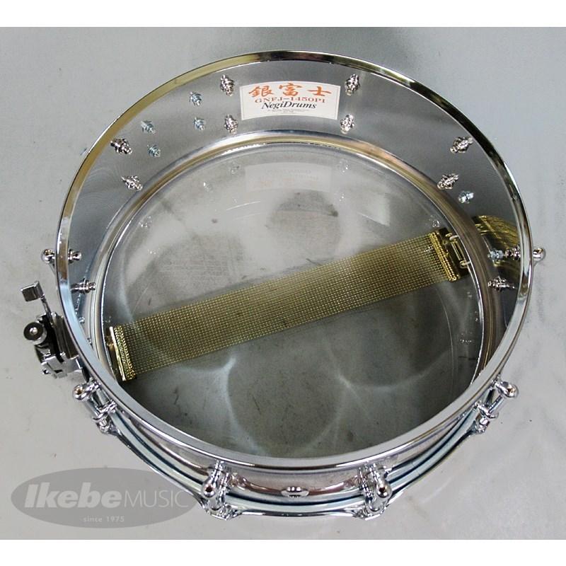 Negi Drums GNFJ-1450PI [1.2mm Steel 14''x5'' Snare Drum - 銀富士]【Made in ...