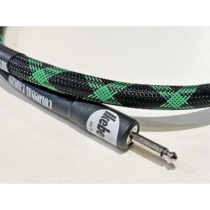 Colossal Cable COLOSSUS SPEAKER CABLE 3ft ST/ST Plug [Green Spyder ...
