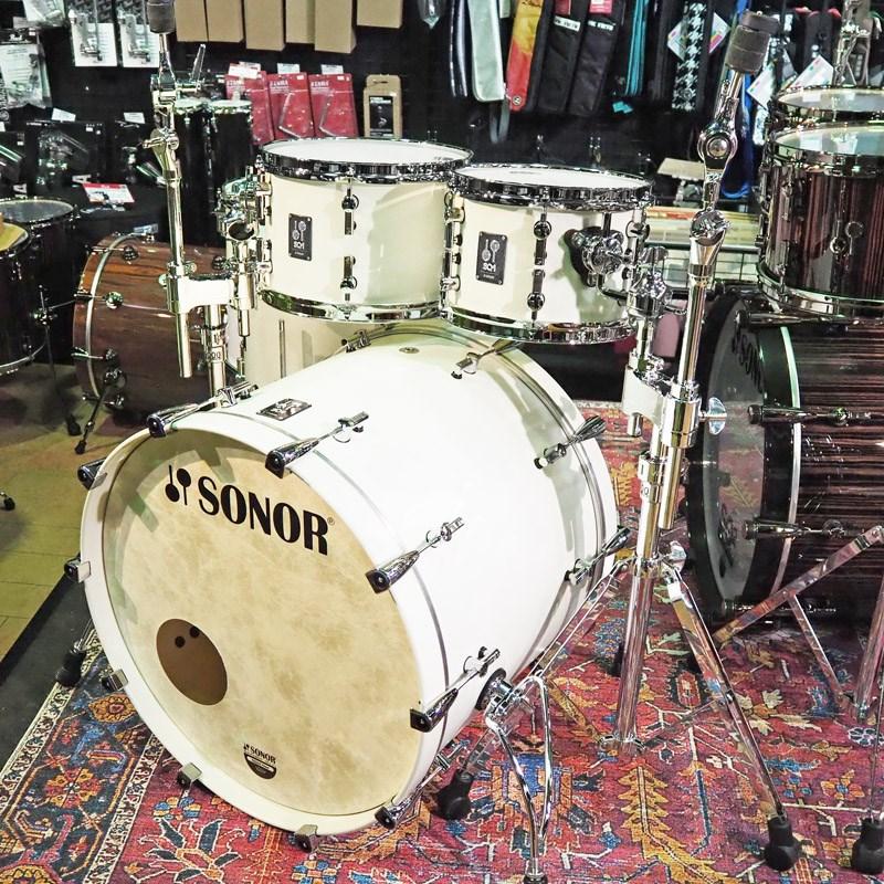 SONOR SQ1 Series 5pc Drum kit -Satin Pure White-[BD22，TT10，TT12，FT14，FT16] 【店頭展示特価品】 : 801538 ...