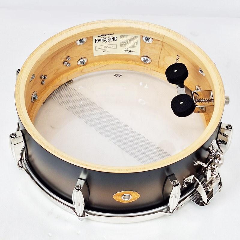 Slingerland Limited Edition Radio King Snare Drum 14×5 [Black & Gold Duco/SLLS0514SMK372-LTD ...