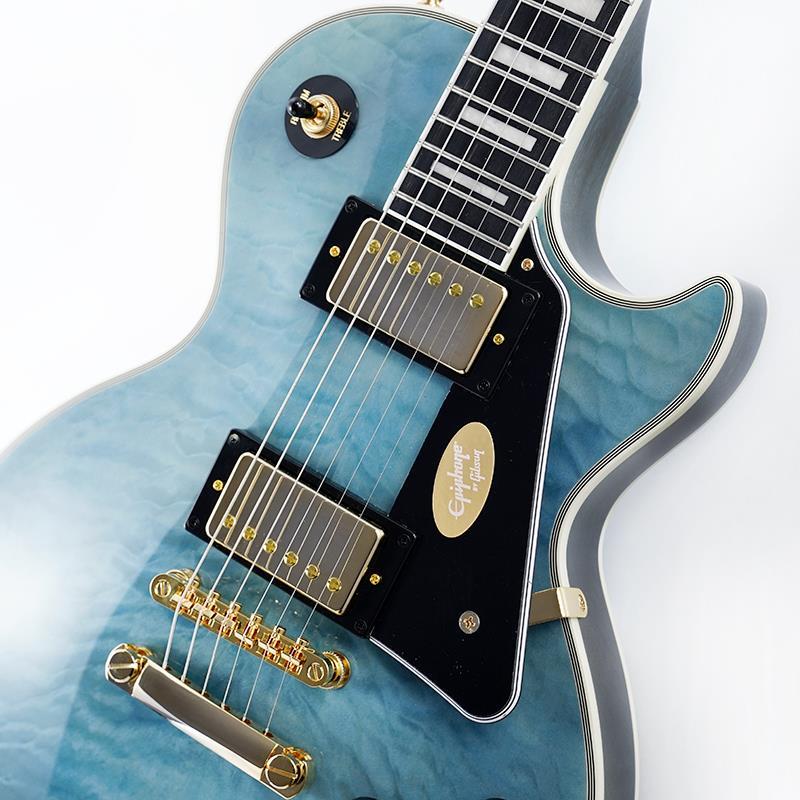 Epiphone（エピフォン） Epiphone Les Paul Custom Quilt (Ocean Blue Burst) : 渋谷 ...