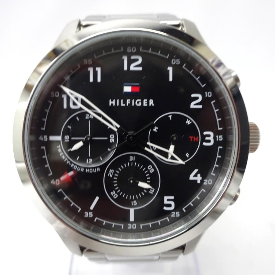 Ft606382 トミーヒルフィガー 腕時計 TH.428.1.14.3084 ブラック文字盤 メンズ TOMMY HILFIGER 中古 ...