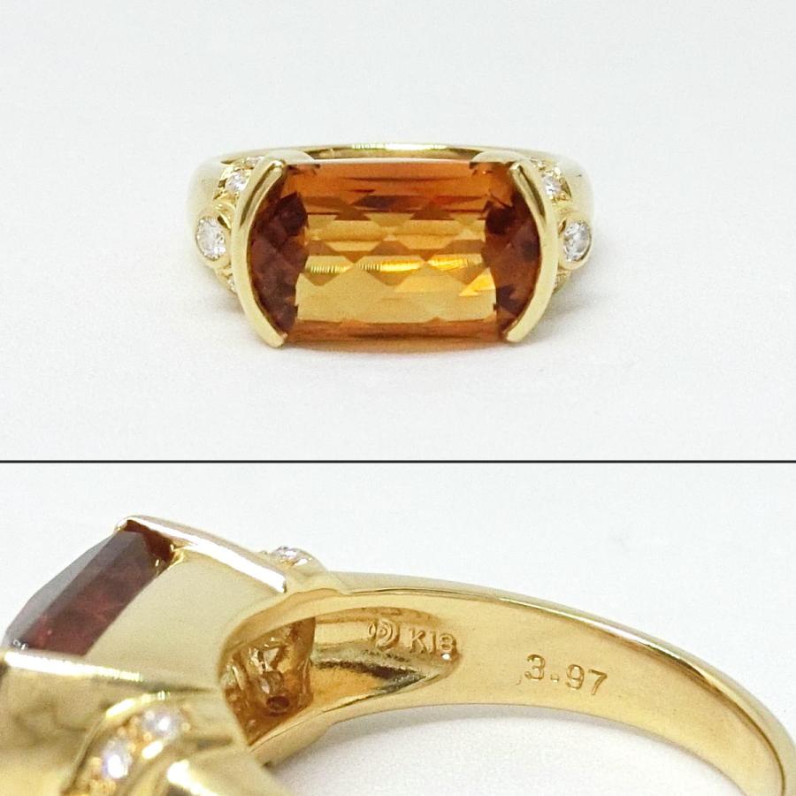 TASAKI 【送料無料】タサキ 田崎真珠 K18YG シトリン3.97ct ダイヤモンド0.08ct リング 11.5号★新品仕上げ済美品★ : 質 西垣 ヤフーショッピング店 - 通販 ...