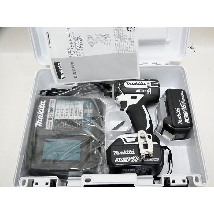 【未使用 新品】 【在庫1点大特価】 マキタ makita 充電式インパクトドライバ TD149DRFXW （3,0Ah） リチウムイオンバッテリ 18V ホワイト :c-1-34557:質の ...