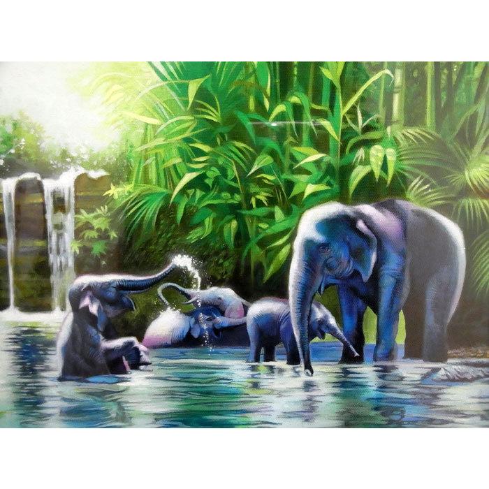 【良品】【希少品】 John Rowe ジョン・ロー Disney Fine Art ディズニー アート A Jungle Cruise ジー ...
