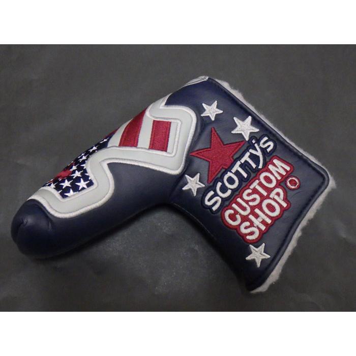 【未使用 S品】【カスタムショップ限定】 SCOTTY CAMERON スコッティキャメロン 星条旗 ジャンクヤードドッグ パター用 ヘッド ...