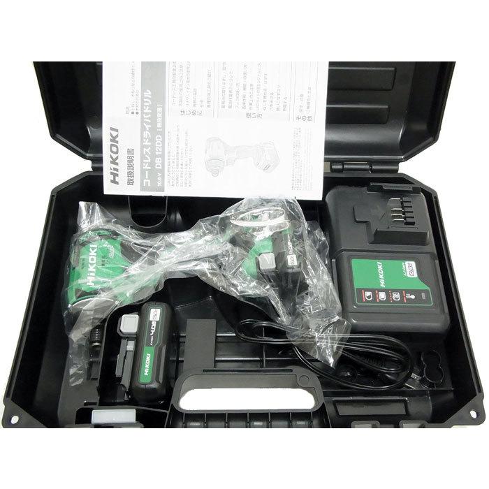 HiKOKI 【未使用 新品】 【在庫1点大特価】HiKOKI 工機ホールディングス コードレスドライバドリル DB12DD 2LS 10.8V 4.0Ah 充電器・電池2個付き : 質の ...