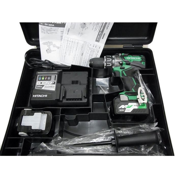 【未使用 保証書なし】【在庫1点大特価♪】 日立工機 Hitachi Koki コードレス振動ドライバドリル DV36DA 2XP 13mm ...
