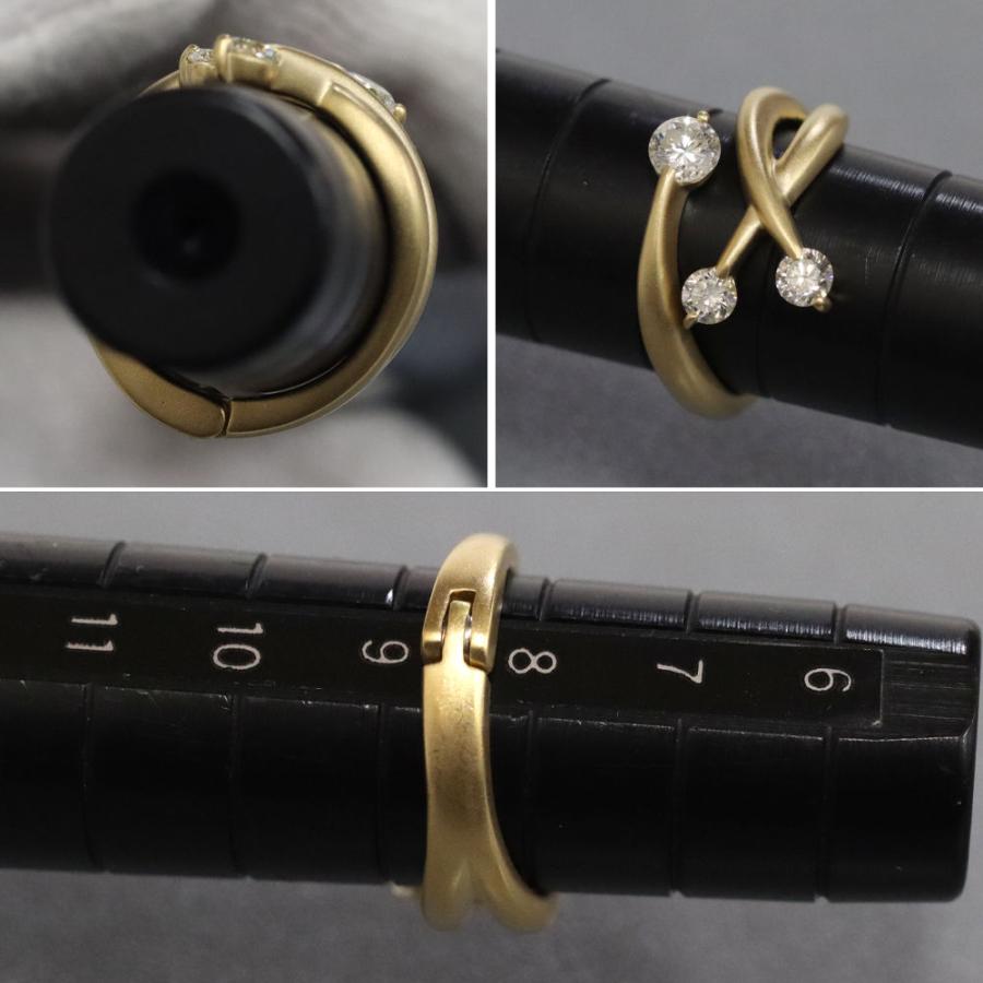 K18ダイヤモンドリング D0.257 D0.25 5.5g : 鴫原質店 - 通販 - Yahoo!ショッピング