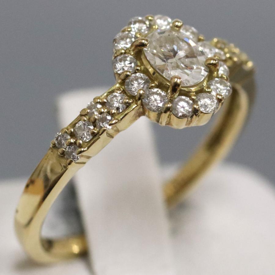 K18ダイヤモンドリング D0.28 D0.32 2.5g #12.5 : 鴫原質店 - 通販 - Yahoo!ショッピング