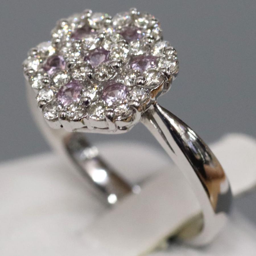 K18WGピンクサファイアダイヤモンドリング PS0.38 D0.69 5.3g #11 : 鴫原質店 - 通販 - Yahoo!ショッピング