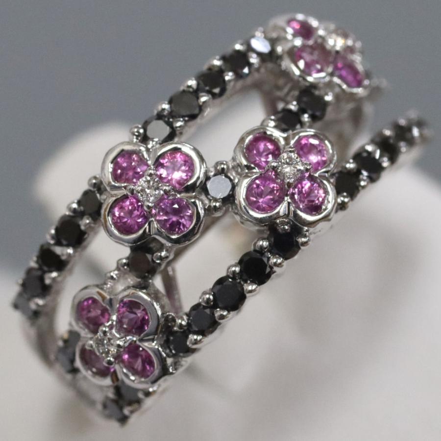 笠原真寿美 K18WGブラックダイヤモンドピンクサファイアリング BkD0.70 PS0.38 7.2g #16 : 24056017 : 鴫原質店 - 通販 - Yahoo!ショッピング