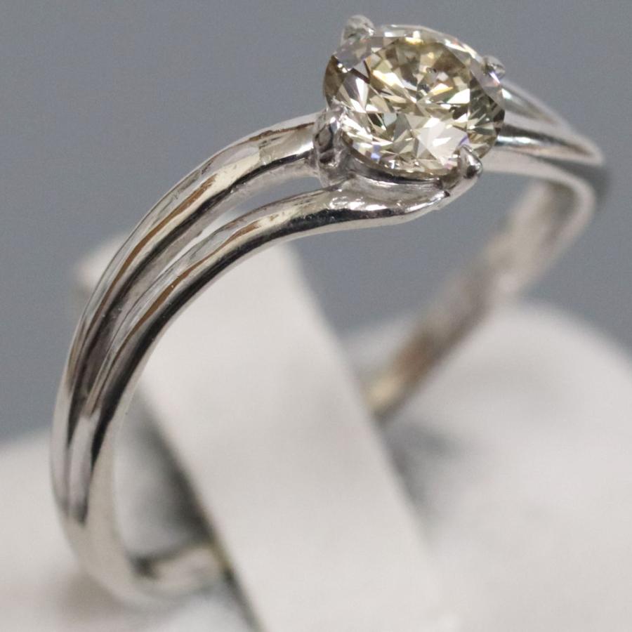 Pt900ブラウンダイヤモンドリング D0.593 2.6g #13 : 鴫原質店 - 通販 - Yahoo!ショッピング