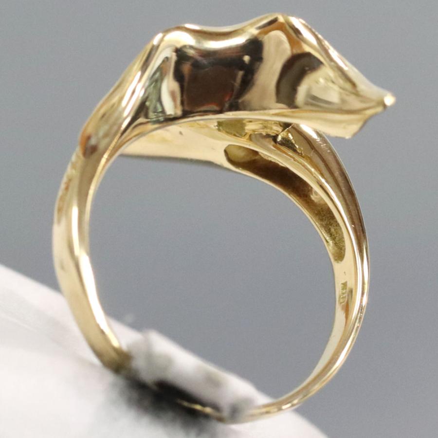 K18ダイヤモンドリング フラワーモチーフ D0.15 6.0g #13 :24063099:鴫原質店 - 通販 - Yahoo!ショッピング