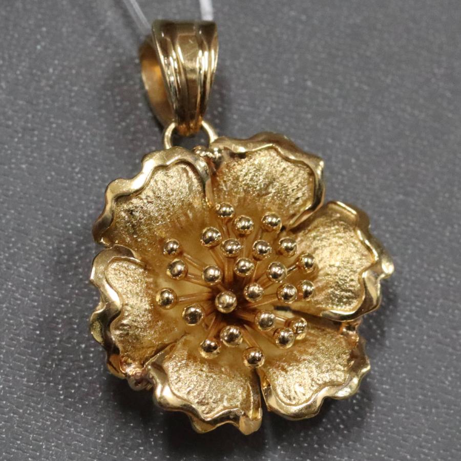 K18ダイヤモンドペンダントトップ フラワーモチーフ 3.1g イエローゴールド : 24093035 : 鴫原質店 - 通販 - Yahoo!ショッピング