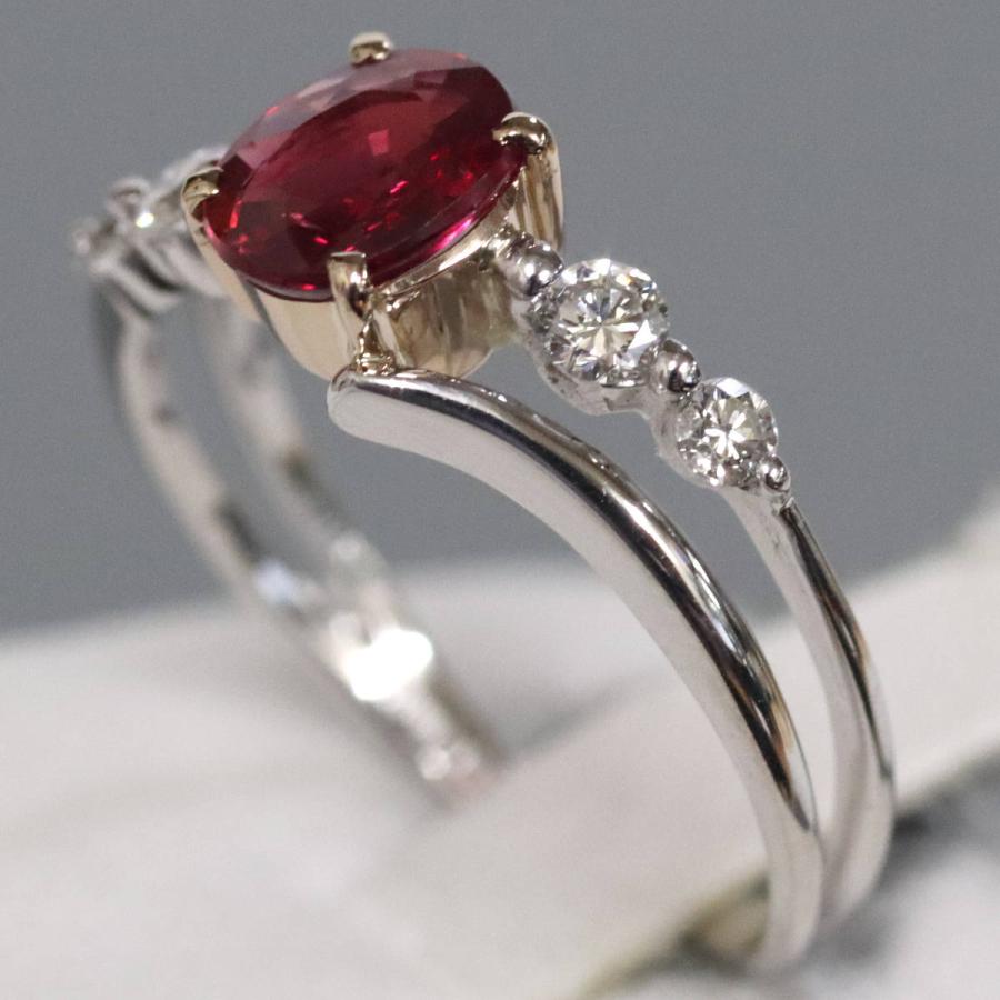 K18/K18WG非加熱ピジョンブラッドルビーダイヤモンドリング R0.76 D0.18 2.3g #10.5 AIGS鑑別書 ホワイトゴールド : 鴫原質店 - 通販 - Yahoo!ショッピング