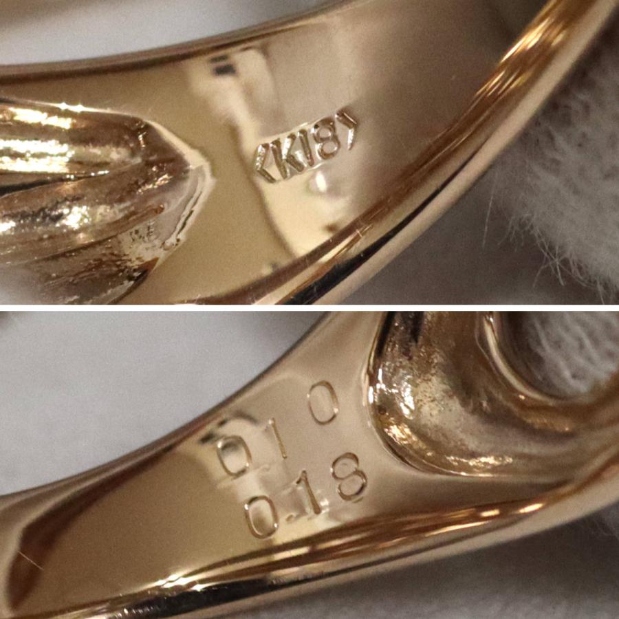 K18PGダイヤモンドリング D0.18 D0.10 4.9g #11 ピンクゴールド : 鴫原質店 - 通販 - Yahoo!ショッピング