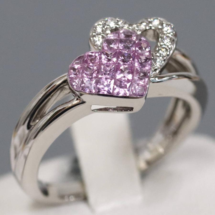 笠原真寿美 K18WGサファイアダイヤモンドリング ハートモチーフ 5.5g #15 ホワイトゴールド Masumi Kasahara : 鴫原質店 - 通販 - Yahoo!ショッピング