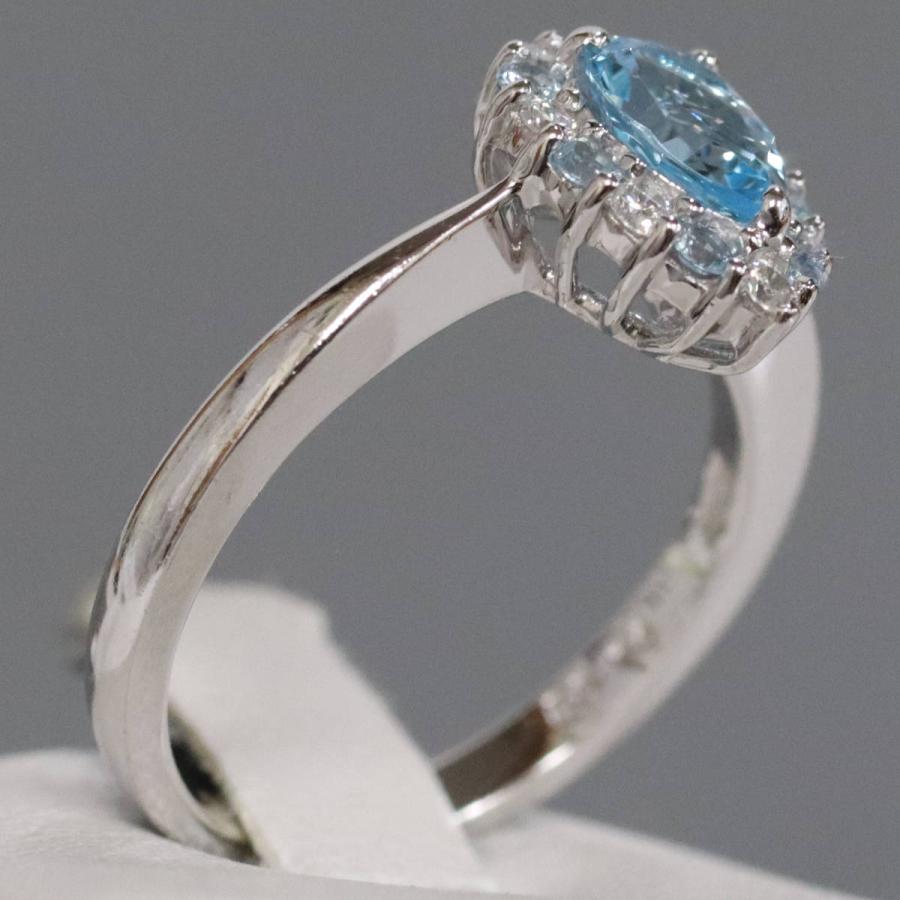 K18WGブルートパーズダイヤモンドリング BT0.83 D0.14 3.9g #11 ホワイトゴールド : 鴫原質店 - 通販 - Yahoo!ショッピング