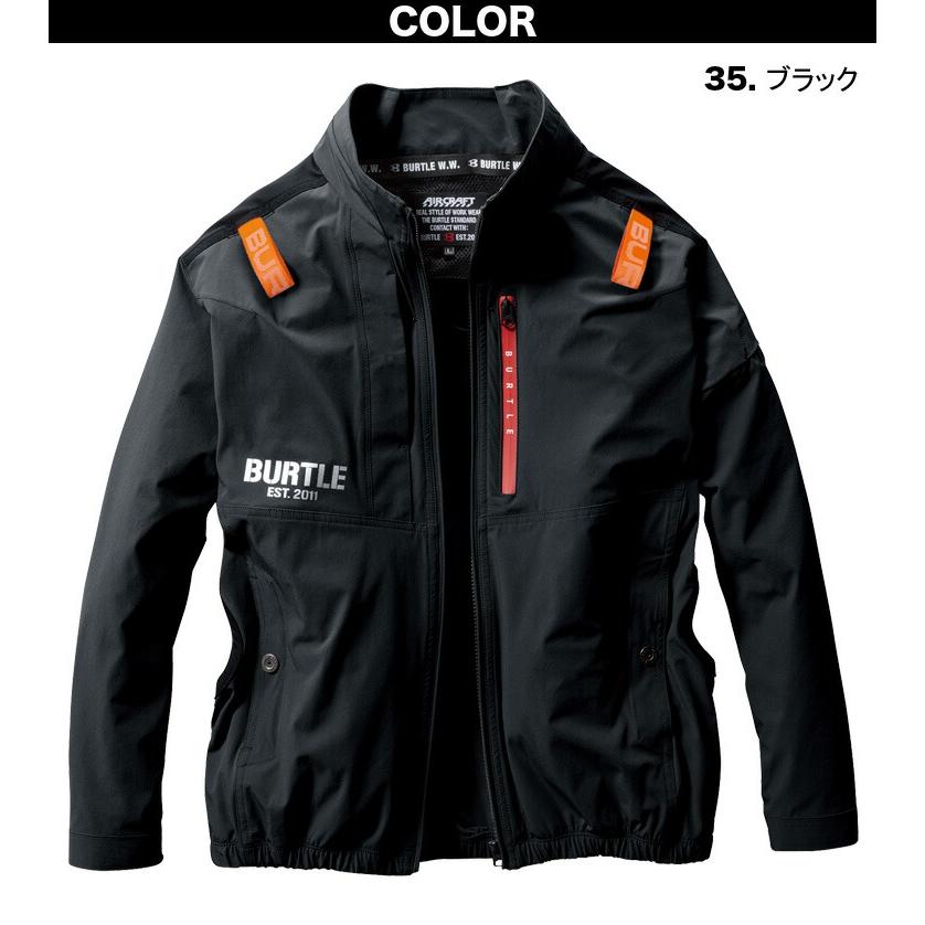 BURTLE バートル エアークラフト ACブルゾン AC2001（ユニセックス）単品 CORDURA UVカット AIRCRAFT フルハーネス 電動ファン用ウェア 作業着 : 仕事着屋さん ...