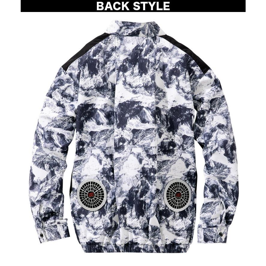 HOOH 快適ウェア 空調作業服長袖ジャケット空調ウェア V6602 単品 S〜4L 6L 8L 10L 大きいサイズあり UVカット ポリエステル100% 村上被服 電動ファン用ウェア ...