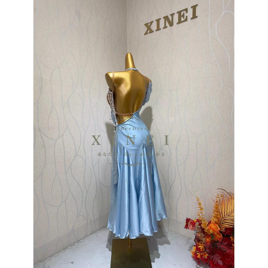 社交ダンスドレス ラテンドレス モダンドレス ロングスカート ダンスウエア 競技 デモ パーティー ダンス衣装 ワンピース 013362 : XINEIダンスドレス - 通販 - Yahoo ...