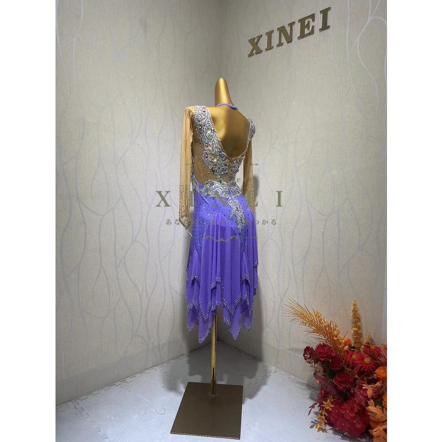 社交ダンスドレス ラテンドレス モダンドレス ロングスカート ダンスウエア 競技 デモ パーティー ダンス衣装 ワンピース 013429 : XINEIダンスドレス - 通販 - Yahoo ...