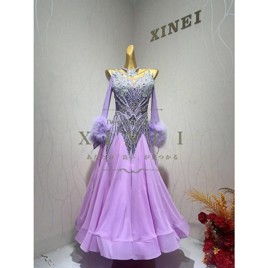 社交ダンスドレス ラテンドレス モダンドレス ロングスカート ダンスウエア 競技 デモ パーティー ダンス衣装 ワンピース 013514 : XINEIダンスドレス - 通販 - Yahoo ...