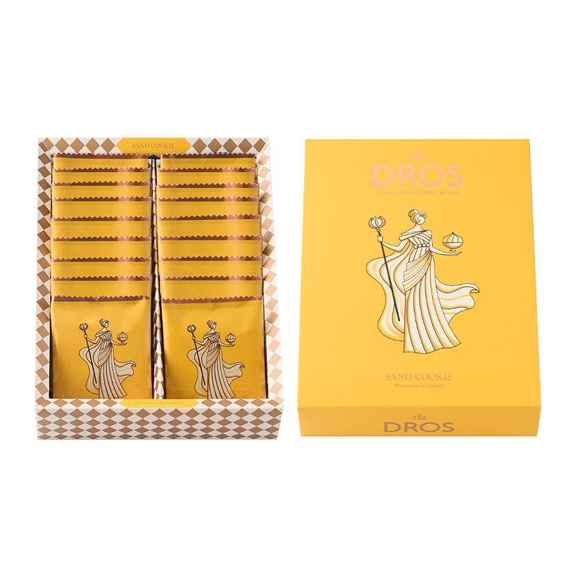 THE DROS（ザ・ドロス）サンドクッキー〔マスカルポーネ＆ヘーゼルナッツ〕 18枚入 洋菓子 ギフト 手土産 シュクレイ : シカネット ...