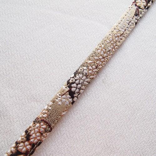 白金らん 細目 女性 和柄 西陣織金襴 ベルト 可愛い一本 : 和柄雑貨 四季彩の店 一新堂 - 通販 - Yahoo!ショッピング