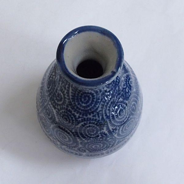 徳利 古染タコ唐草2合徳利 酒器 陶器 日本酒 おしゃれ 業務用 徳利 古染タコ唐草2合徳利 酒器 陶器 日本酒 おしゃれ 業務用